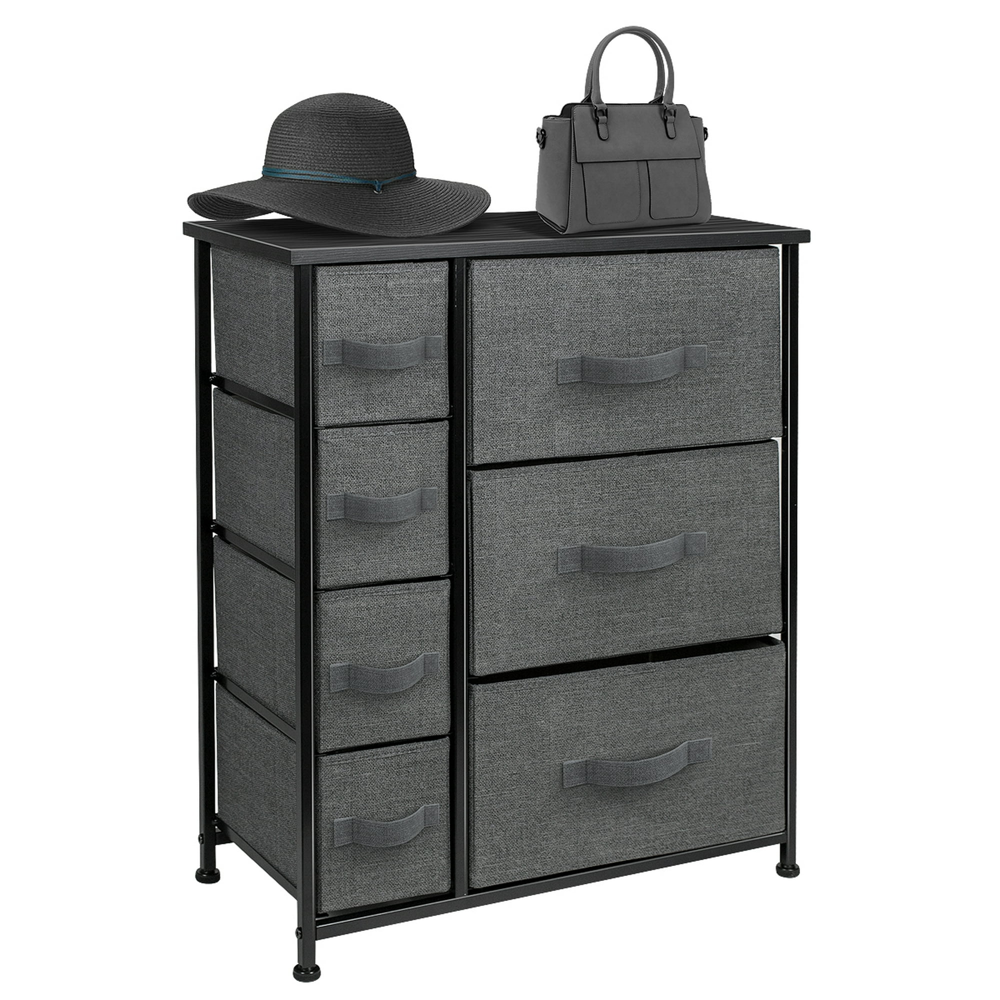Click here for Sorbus 6 Drawers Chest Dresser - Black prices