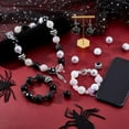 1Box 1 Set Opaque Acrylic Beads Set Kid Chunky Beads Round Black 20x19 ...