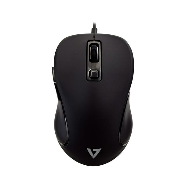 V7 Professional USB 6-Button Wired Mouse, Black - Walmart.com