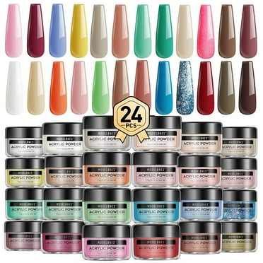 Morovan Acrylic Nail Kit with Lamp Professional Acrylic Powder Monomer ...