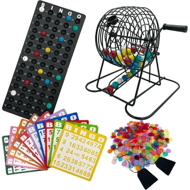 Bingo Balls - Multiple Color - 7/8 inch size - B1 to O75 - Walmart.com
