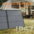 MHPOWOS 110W Portable Solar Panel Foldable Solar Charger 23.5% High ...