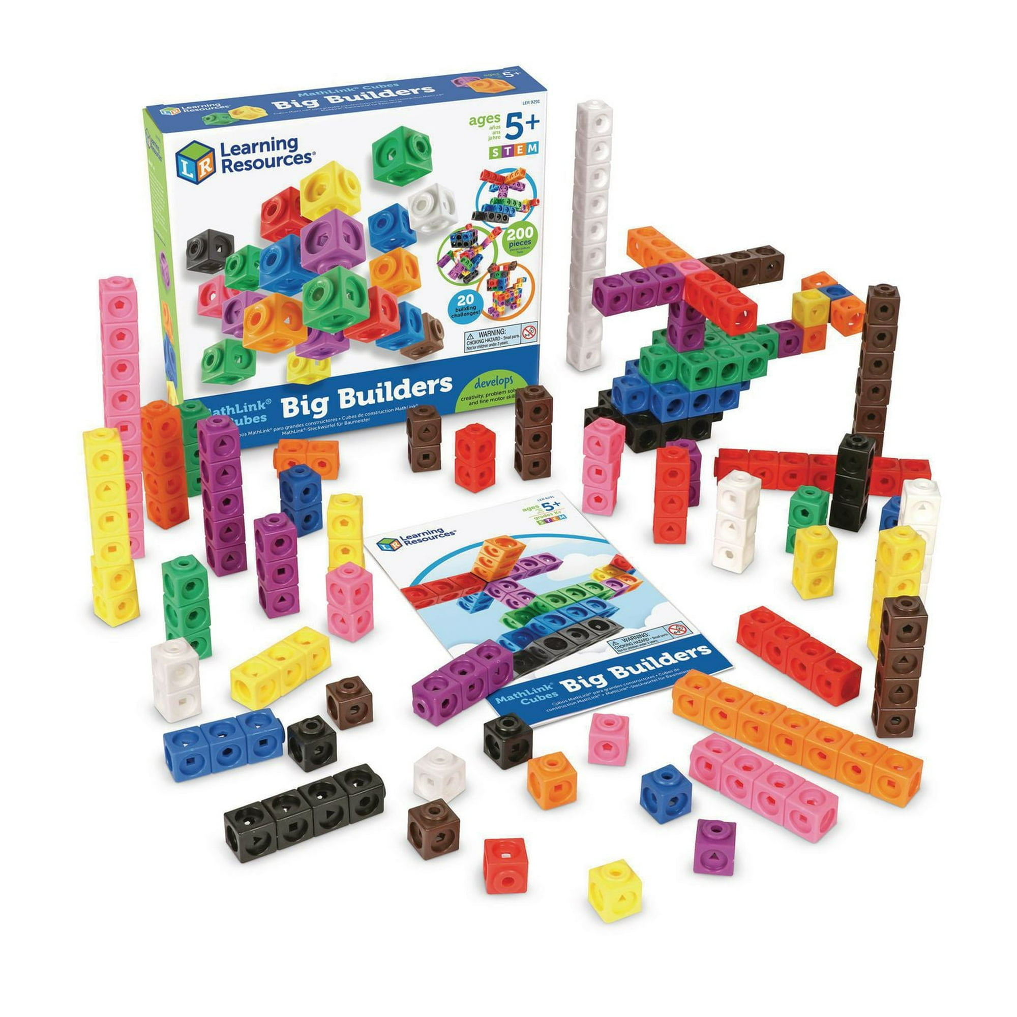 Click here for Learning Resources - Mathlink Cubes Big Builders prices