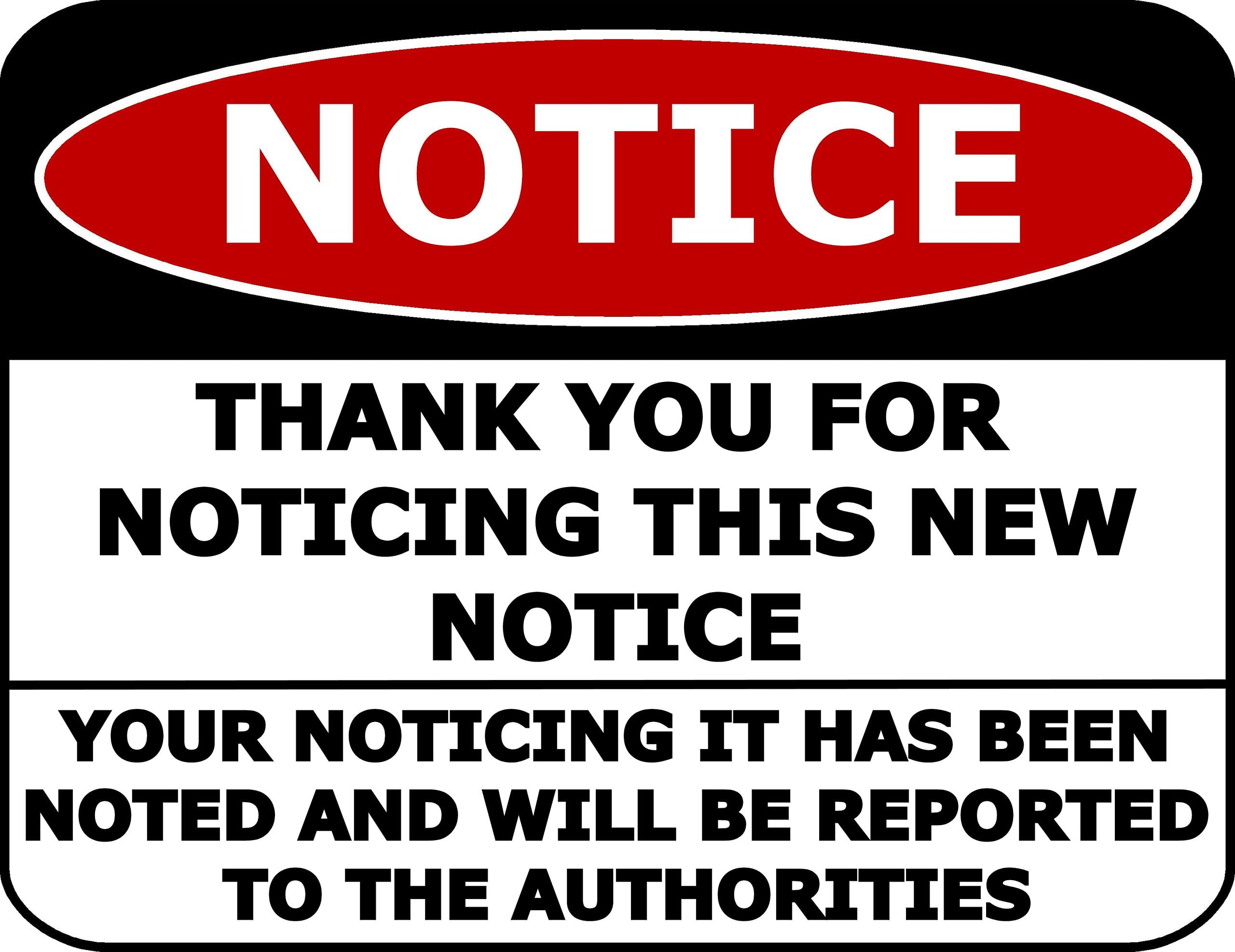 PCSCP NOTICE Thank You For Noticing This New Notice You're Noticing It ...