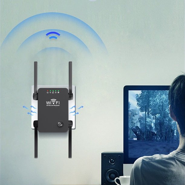 LSLJS Repeater Wifi Wireless Signal Amplifier 300M Routing Network ...