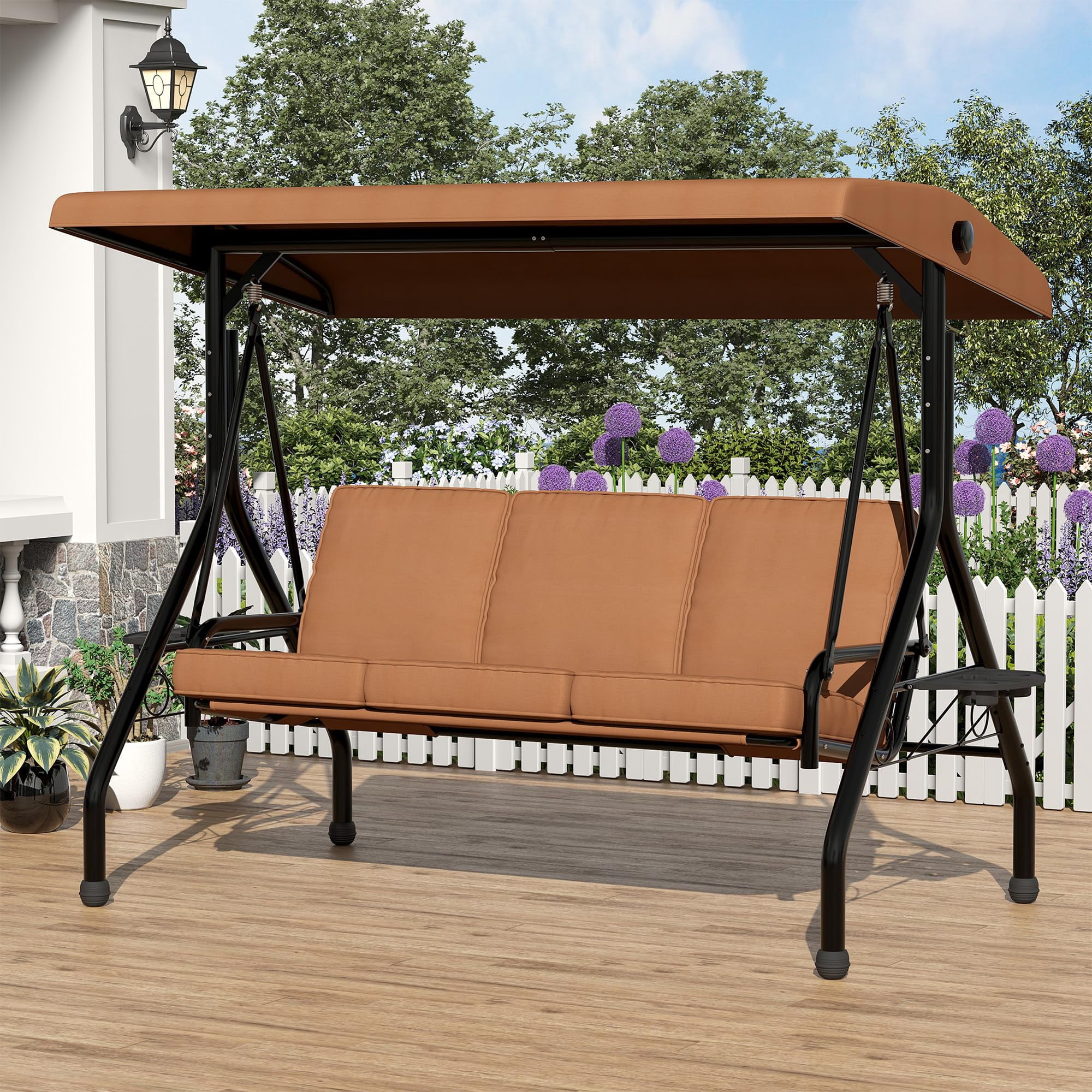 Click here for Tropow Outdoor Swing Chair - 3-Seater With Canopy... prices
