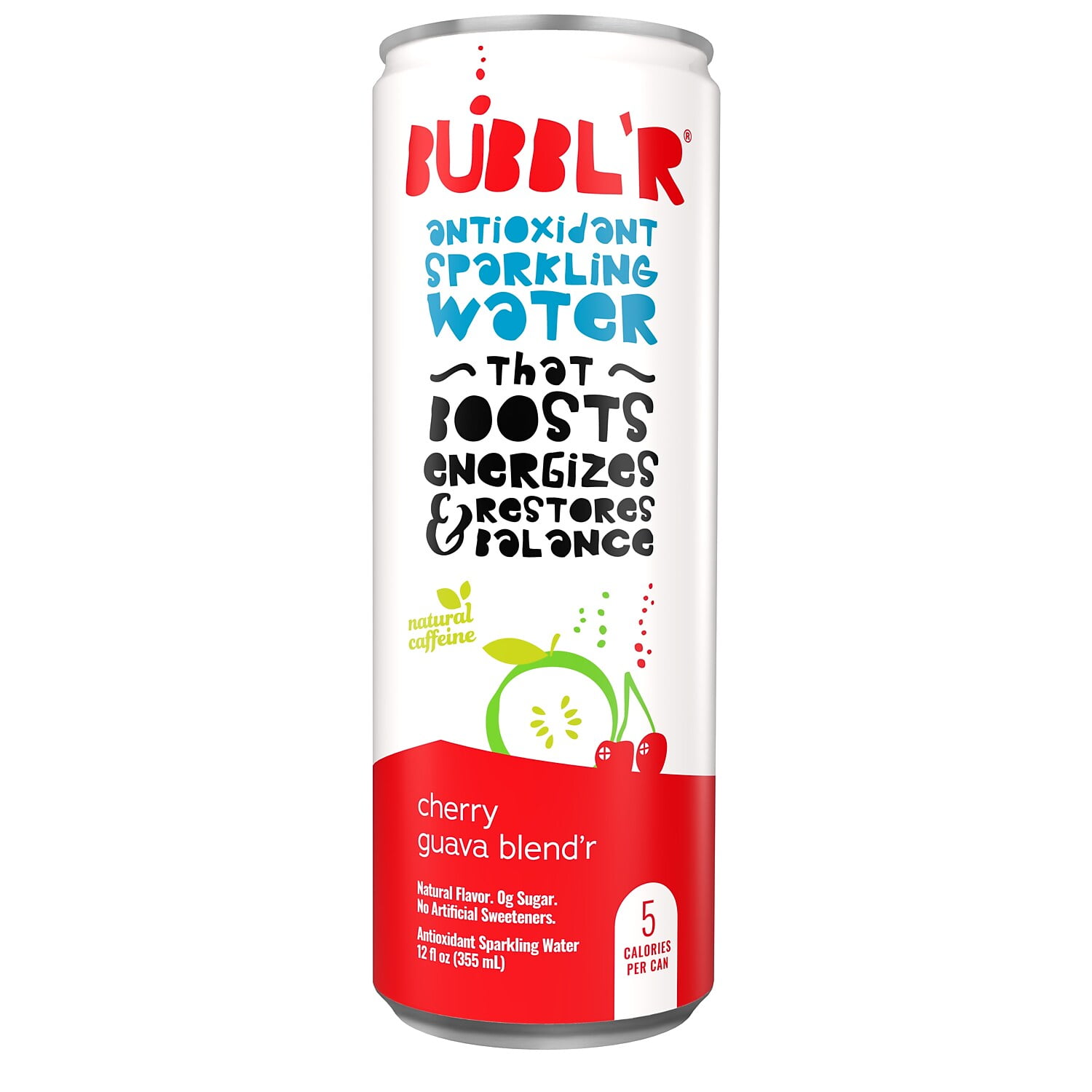Bubbl'r Antioxidant Sparkling Water Cherry WIC39949 - Walmart.com