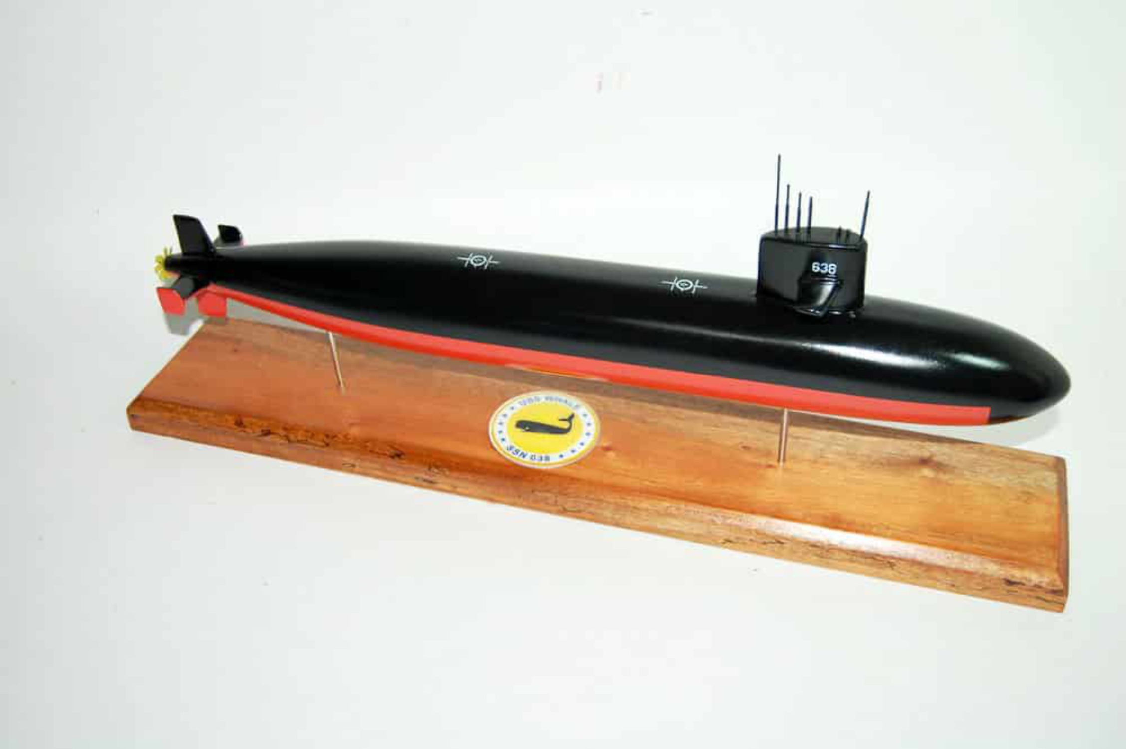 USS Whale SSN-638 Submarine Model, US Navy, Scale Model, Mahogany ...