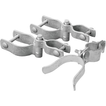 Midwest Air Tech 1-7/8 in. x 3/8 in. Steel Chain Link Gate Hinge Clamp 328531C - Walmart.com