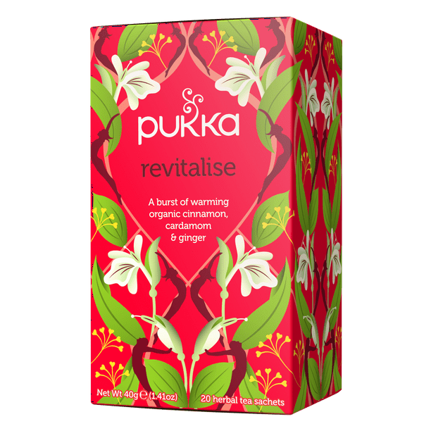 Pukka Herbs Organic Revitalise Herbal Tea Bags, 20 Ct - Walmart.com ...