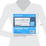 Adams 3-Part Carbonless Auto Repair Order Book for Mechanics, 50 Sets ...