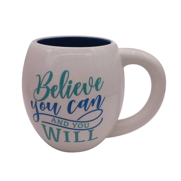 Taza Mainstays de Cerámica 520 ml Interior Azúl | Walmart en línea