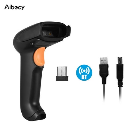 Aibecy Handheld Barcode Scanner USB 2.4G Wireless 1D 2D QR Code Scanner ...