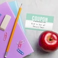 Multicolor Fill In Coupon Cards / 100 Colorful Customer Vouchers / 2" x ...