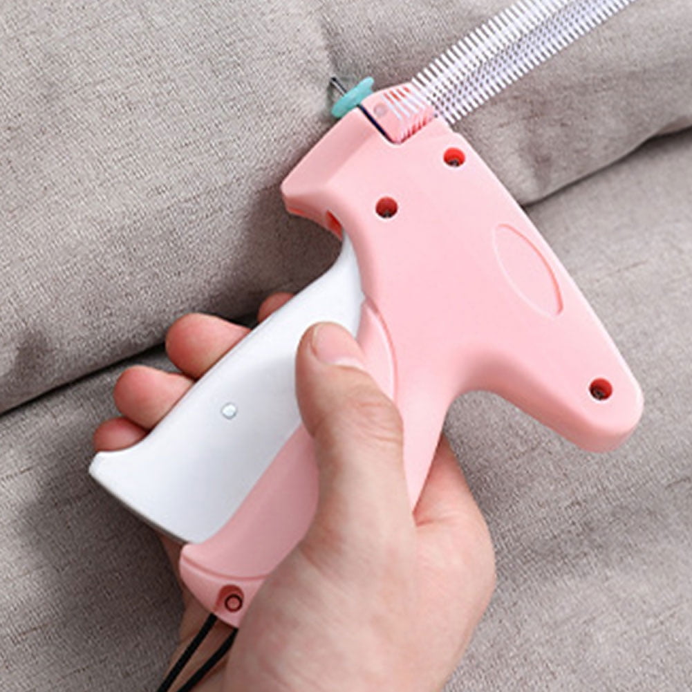 Mini puntada Hemting Gun Handheld Máquina de coser de costura Pistola ...