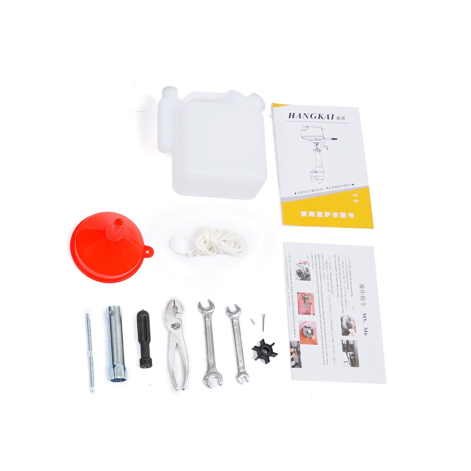 Buy 6 HP Outboard Motor 2-Stroke Fishing Boat Engine Professional ...