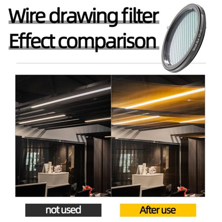 Waterproof Blue Brushed Filter Effects Filter Rotating Polarizing ...