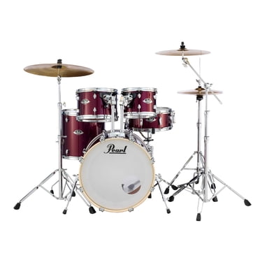 Pearl Roadshow Complete 5-Piece Drum Set w/ 20" Bass Drum, Hardware ...