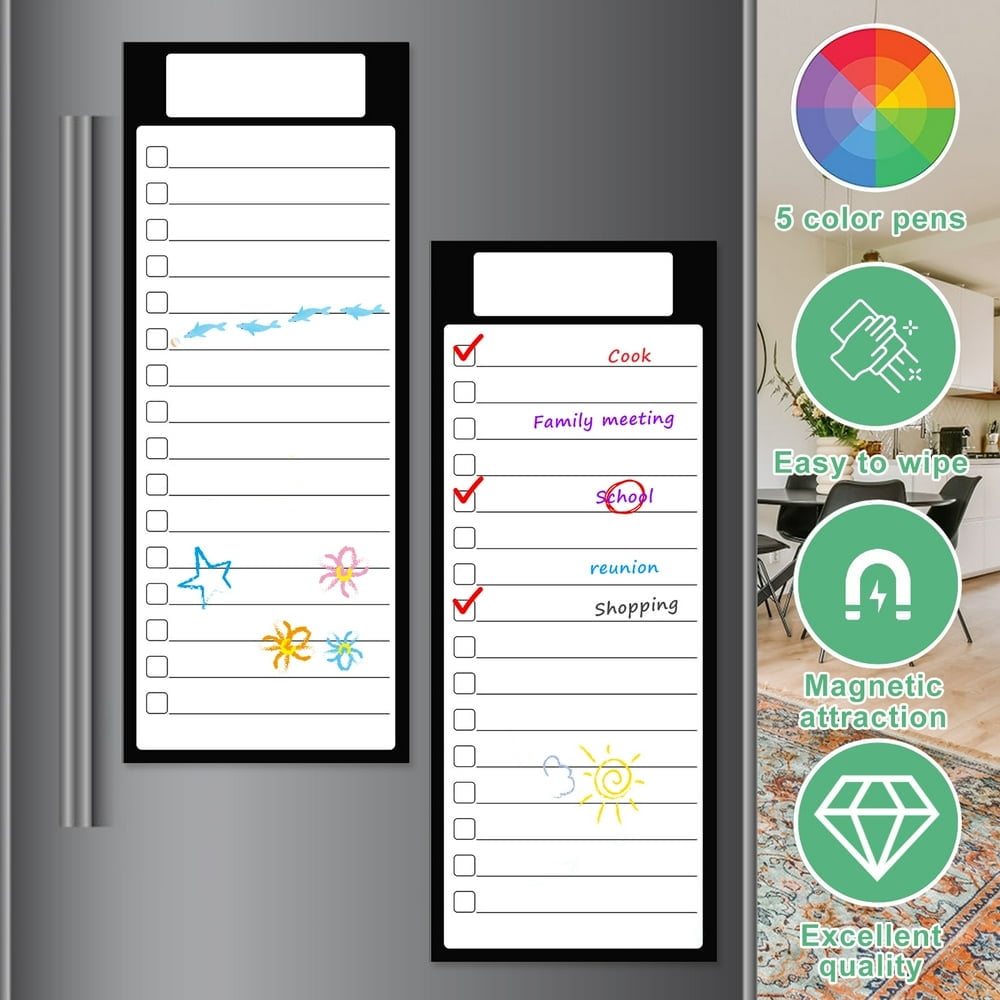 Click here for Generic 4pcs Magnetic To Do List White Board For F... prices