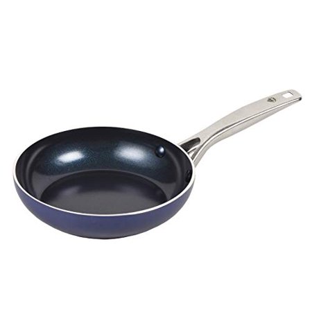 Frying pan blue 20cm IH compatible blue diamond ceramic HB-4733 ...