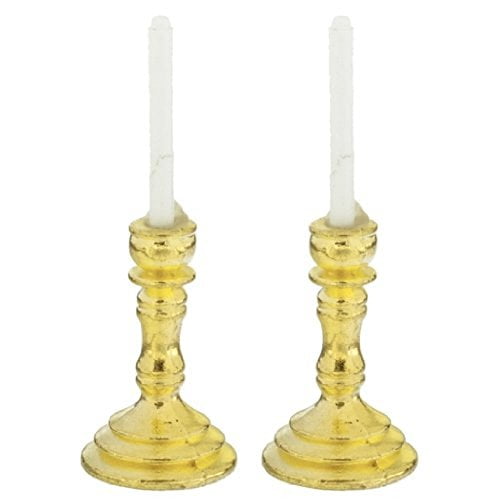 Brass Dollhouse Candlesticks Brass Miniature Candlesticks Brass ...