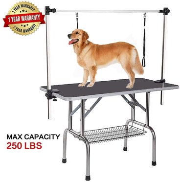 Yaheetech Adjustable Pet Grooming Table, Foldable Stand for Dogs/Cats ...
