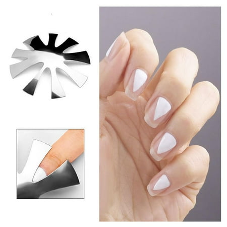 Multi sizes Nail Cutter Line Edge Frenchalmond shape Tips Stainless ...