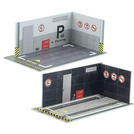 parking lot,1/24 Model Car Parking Lot Scene Underground,1:24 Toy Car ...