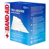 Band Aid Brand First Aid Tru-Absorb Gauze Sponges, 4 in x 4 in, 50 Ct ...