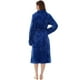 PAVILIA Premium Womens Plush Soft Robe Fluffy, Warm, Fleece Sherpa Shaggy Bathrobe (S/M, Blue ...