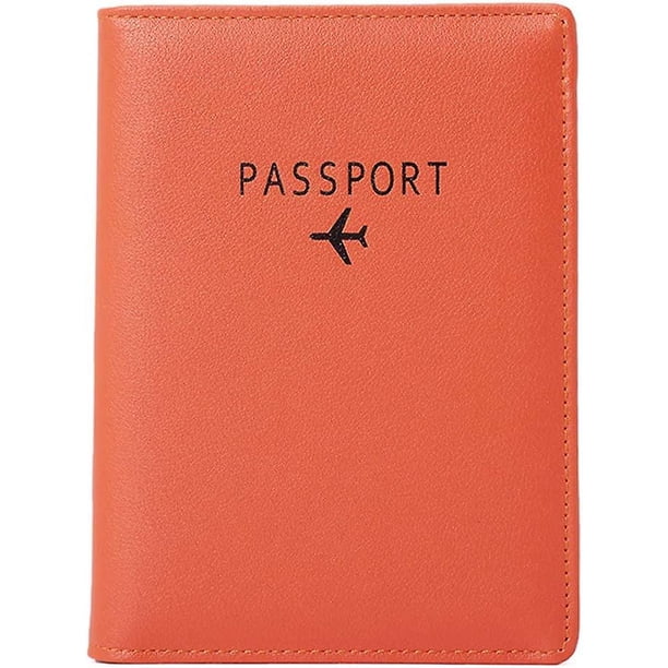 Passport Cover Leather Rfid Protection Travel Case Passport Cover ...