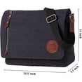 Canvas Satchel Messenger Bag for Men Women,Travel bag 13.5" Laptop Bags ...