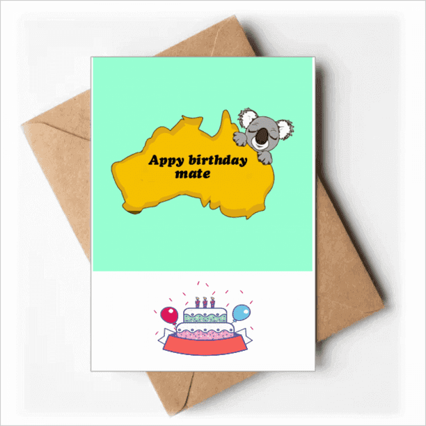 Australian Dialect Text Happy Birthday Happy Birthday Greeting Cards ...
