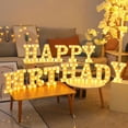 Decorative letter light,Glitter Alphabet Signs, Battery Powered Light ...