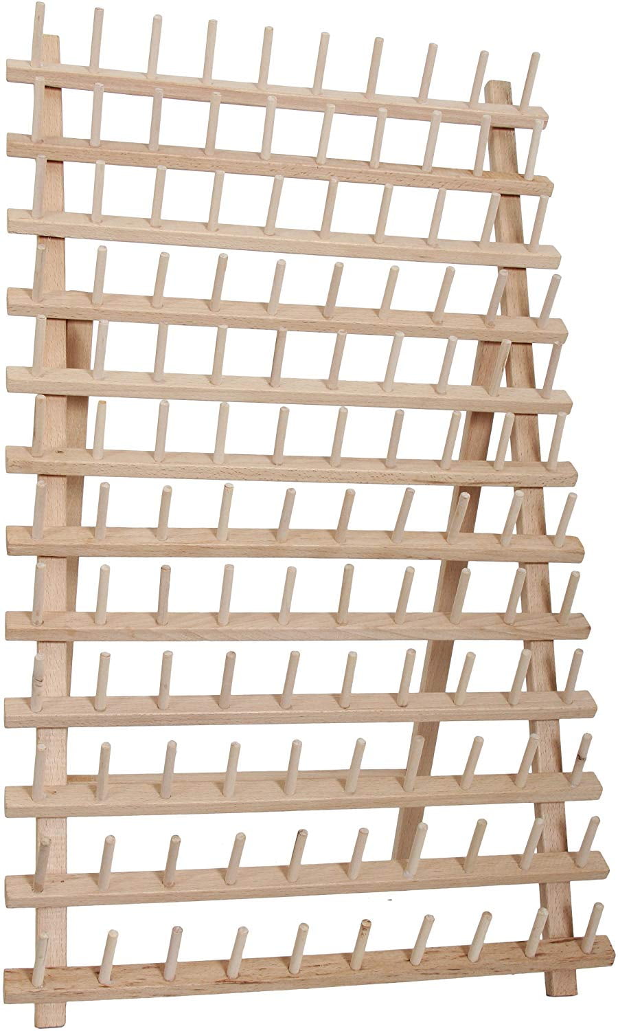 Threadart 120 Spool Cone Wood Thread Rack | Made of Hardwood, Sturdy ...