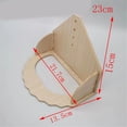 Hamster Wheels Wooden Silent Running Wheel for Gerbil, Mice, Guinea ...