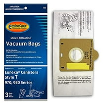 Eureka Style T Vacuum Bags 3 Pack, Fits 970A Series, Rally 2 & Maxima ...