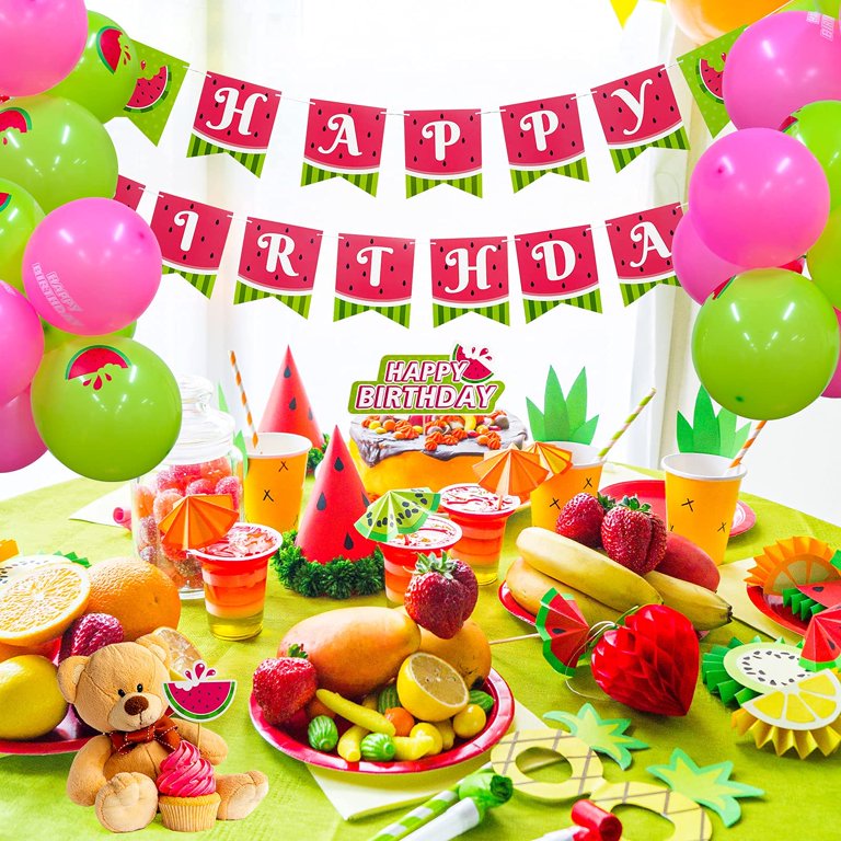 Watermelon Birthday Decorations
