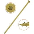 #14 x 8 Inch Structural Wood Screws, 1000Hr Salt Spray Rust Resistant ...