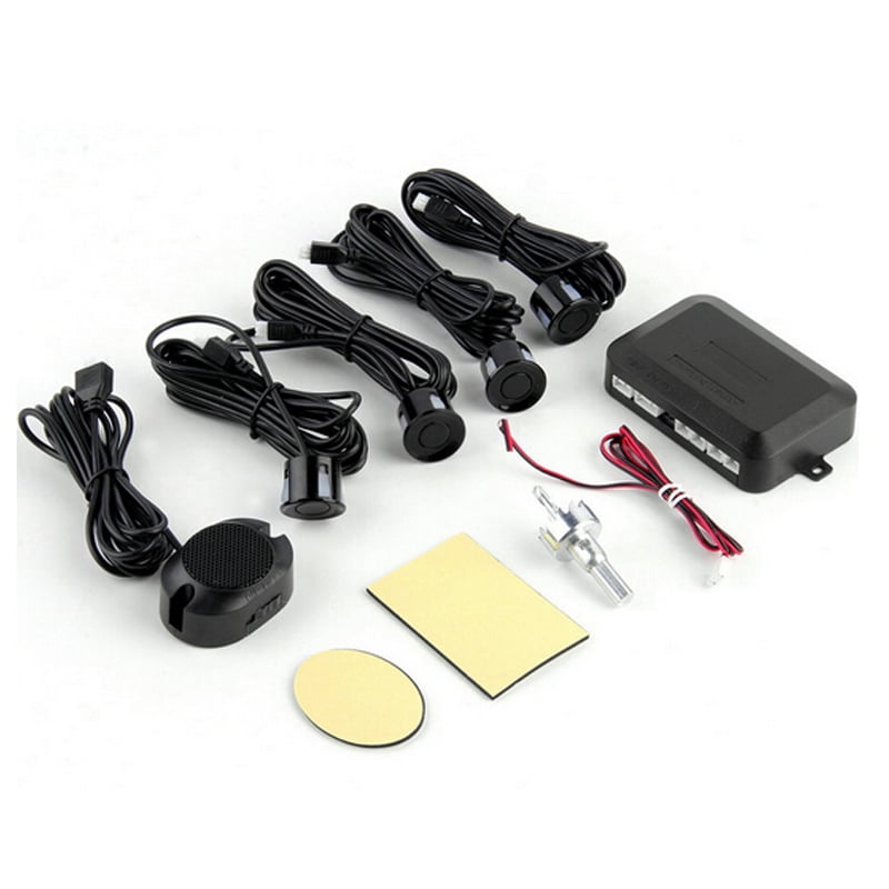 iMeshbean Parking 4 Sensors Car Reverse Backup Rear Buzzer Radar System ...
