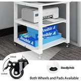 Mobile Natwind 3-Tier Printer Stand, Multipurpose Organizer with ...