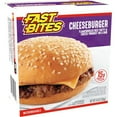 Fast Bites Frozen Snacks Food - Convenient Cheeseburger with Bun ...