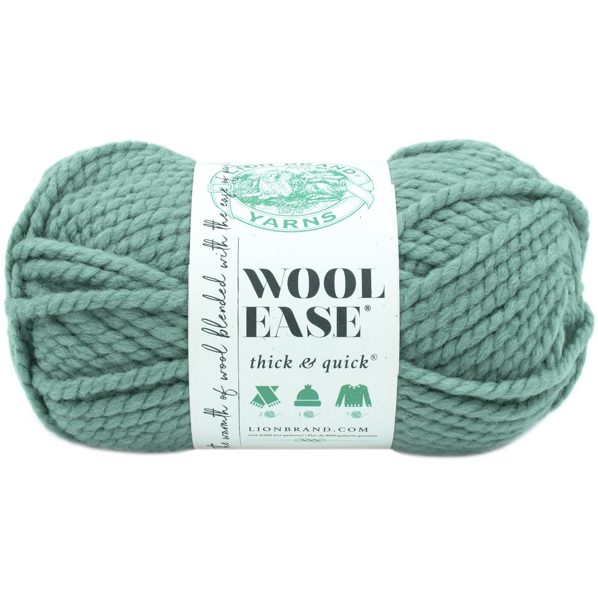 Click here for Lion Brand Wool-Ease Thick & Quick Yarn Succulent... prices