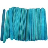 CraftySticks- 1000 Pack 4.5 Inch Blue Popsicle Sticks for Crafts ...
