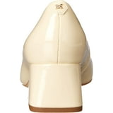 Sam Edelman Thalia Modern Ivory Block Heel Square Toe Buckle Accent ...