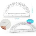 NOANTA 24 Pack Math Protractor Bulk Plastic Protractors 180 Degrees, 6 ...