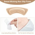 AOWOO Adhesive Heel Cushion Pads for Loose Shoes, Microfiber Heel Grips ...