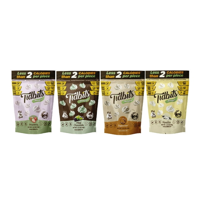 Tidbits Fun Bites Sugar-Free Meringue Cookies by Santte Foods -Variety ...