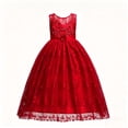 IFNWSV Girls Summer Dresses Solid Color Sleeveless Round Neck Tulle ...