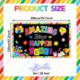 7x5ft Welcome Back to School Backdrop Colorful Positive Inspirational ...